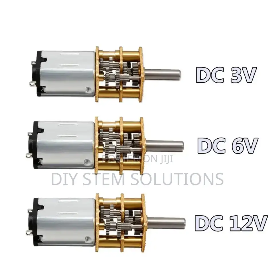 DC 3v/6v/9v/12v/24v Mute Gear Motors High Torque Slow Speed in Ashaiman ...