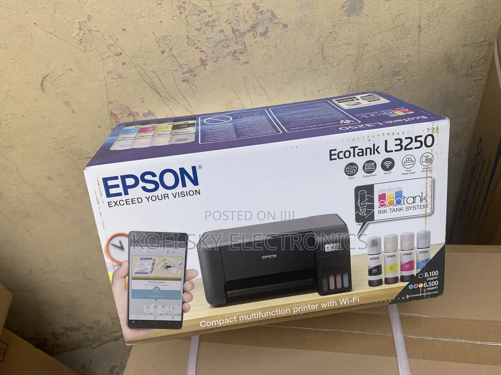 Easy Set Up Epson Wireless Ecotank L3250 3in1 Printer in Adabraka ...