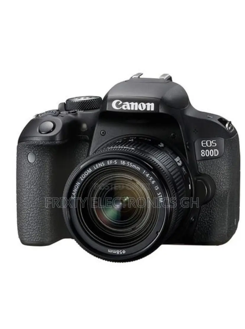 Excellent CANON EOS 800d-Wifi/24.2mp/3.0 Screen + Lens 18-55 in Accra ...