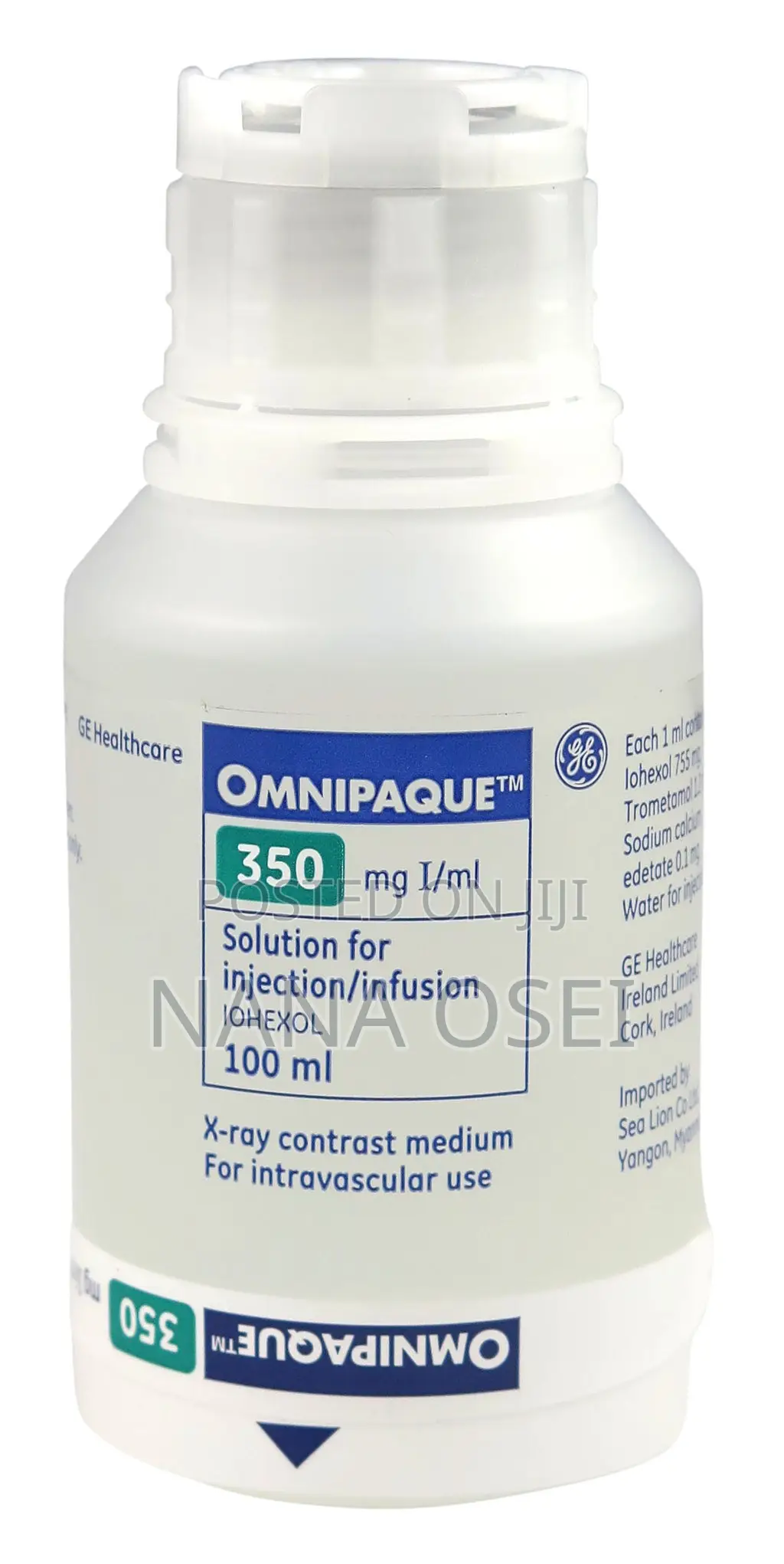 Omnipaque 350mg 100 ML Contrast Media in Circle - Medical Equipment ...