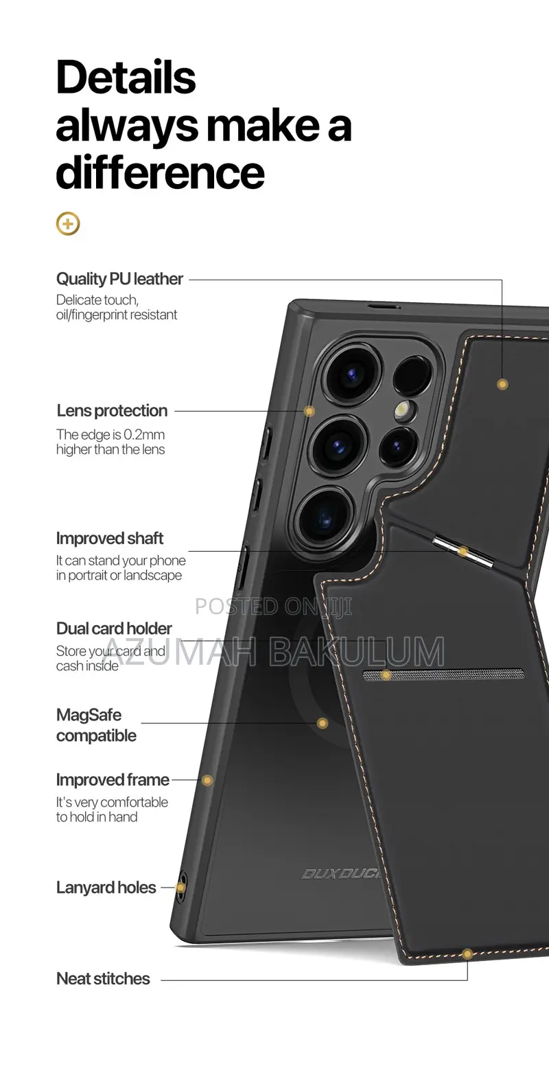 Samsung Galaxy S24 Ultra Rafi Magsafe Magnetic Case Dux Duc in Circle ...