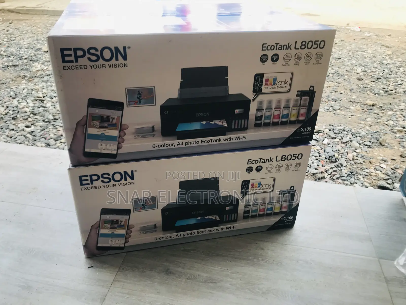 Highly Original Epson Ecotank L8050 6 Color Ink Tank Photo in Accra ...