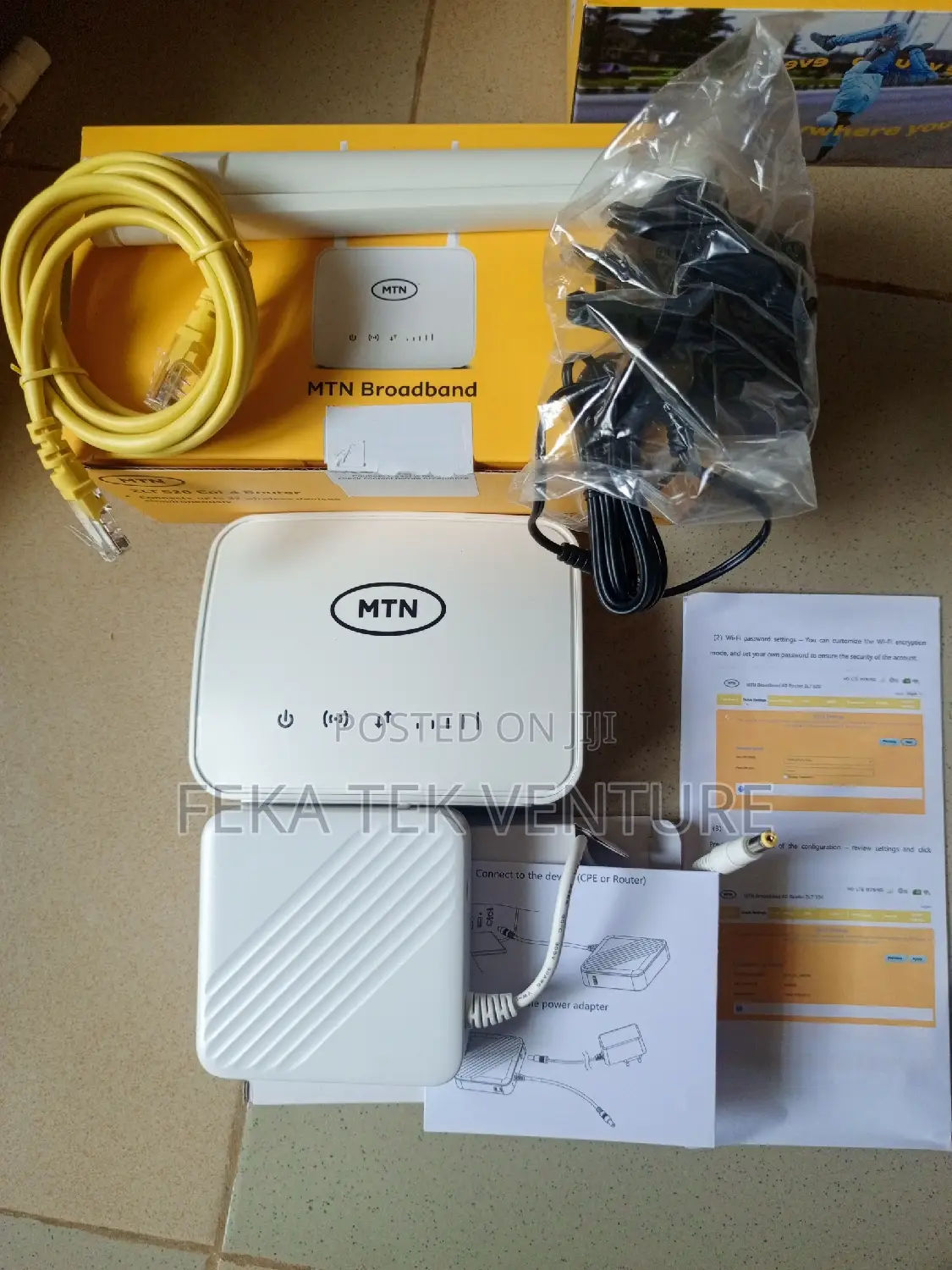 MTN ZLT S20 Universal 4G Sim Router + Power Bank in Accra Metropolitan - Networking Products ...