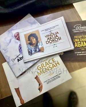 Funeral Brochures Print in Lapaz - Printing Services, Nana Tawiah ...
