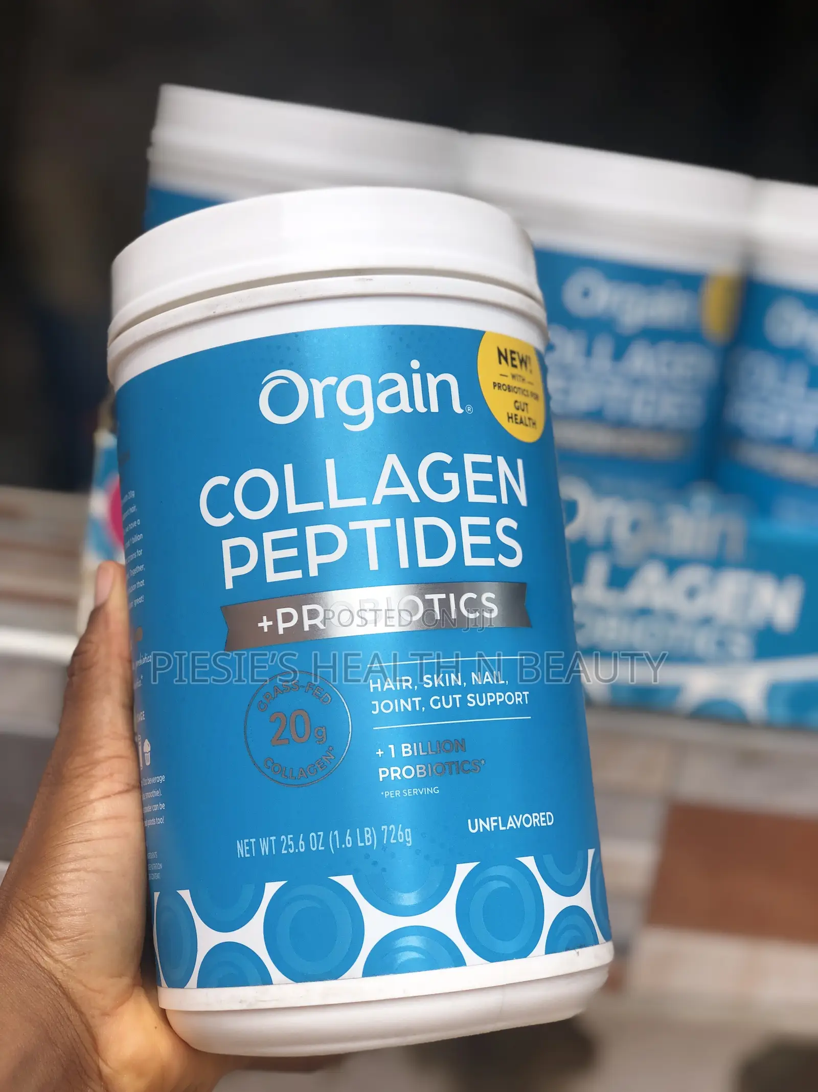 Orgain Collagen Peptides + Probiotics, Unflavored, 1.6 LBS in Accra ...