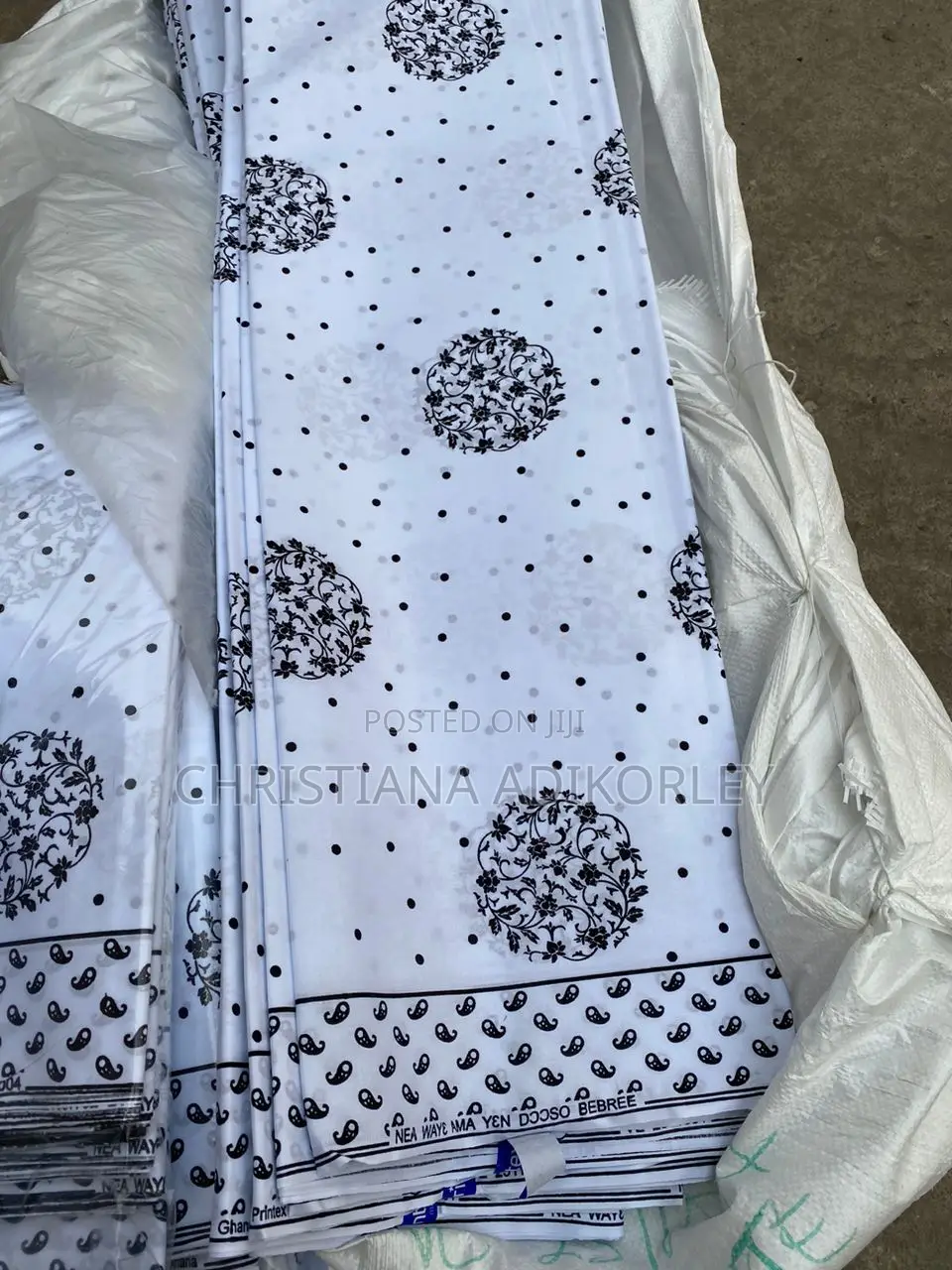 GTP Black and White Funeral Cloth in Accra Metropolitan - Clothing ...