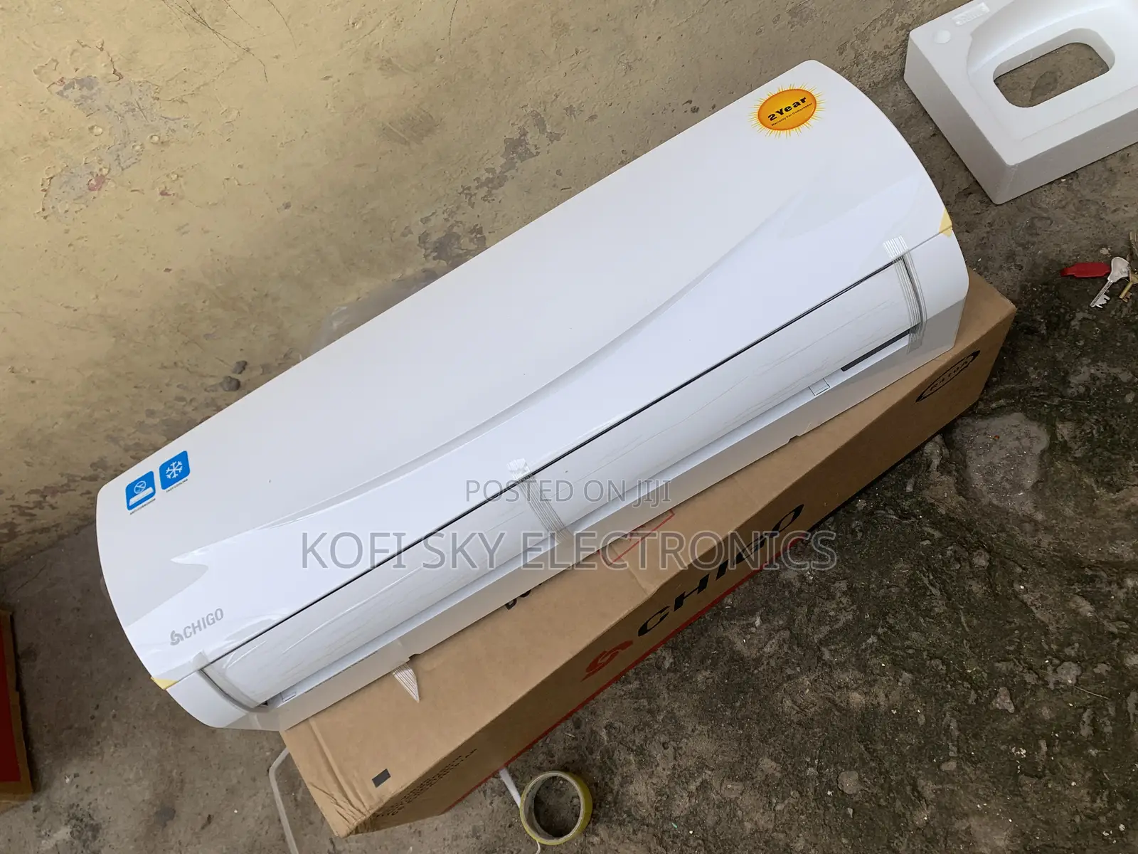 Just Posted Chigo 2.0hp Split Air Conditioner R410 Gas in Adabraka - Home Appliances, Kofi Sky ...
