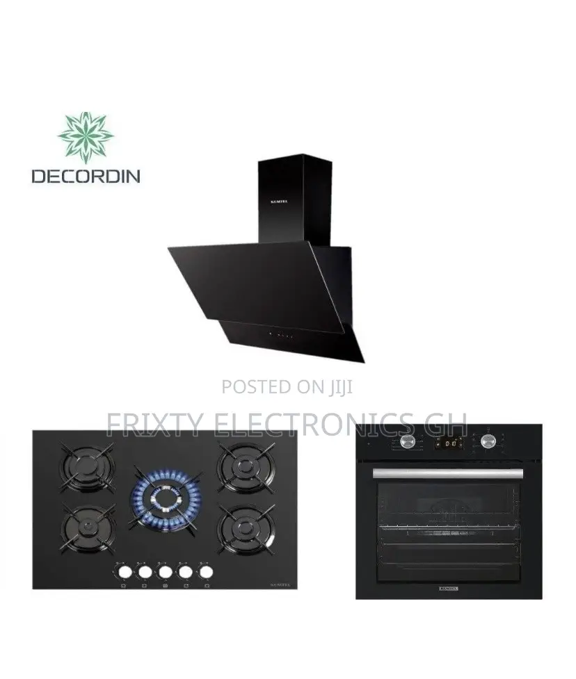 Built in 60cm Full Set (90cm Extractor Hob With 60cm Oven) in Accra ...