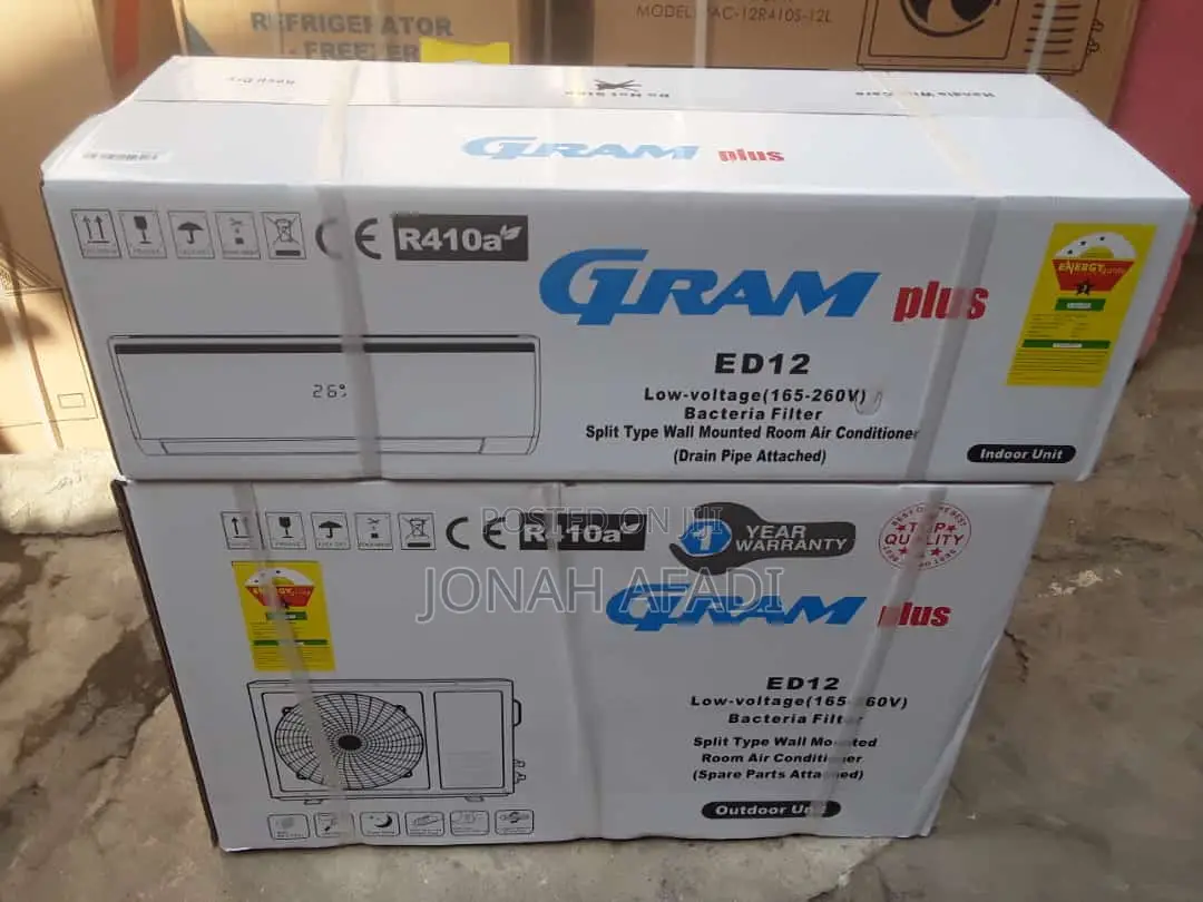 Gram Plus1.5 HP R410 Split Air Conditioner in Accra New Town - Home ...