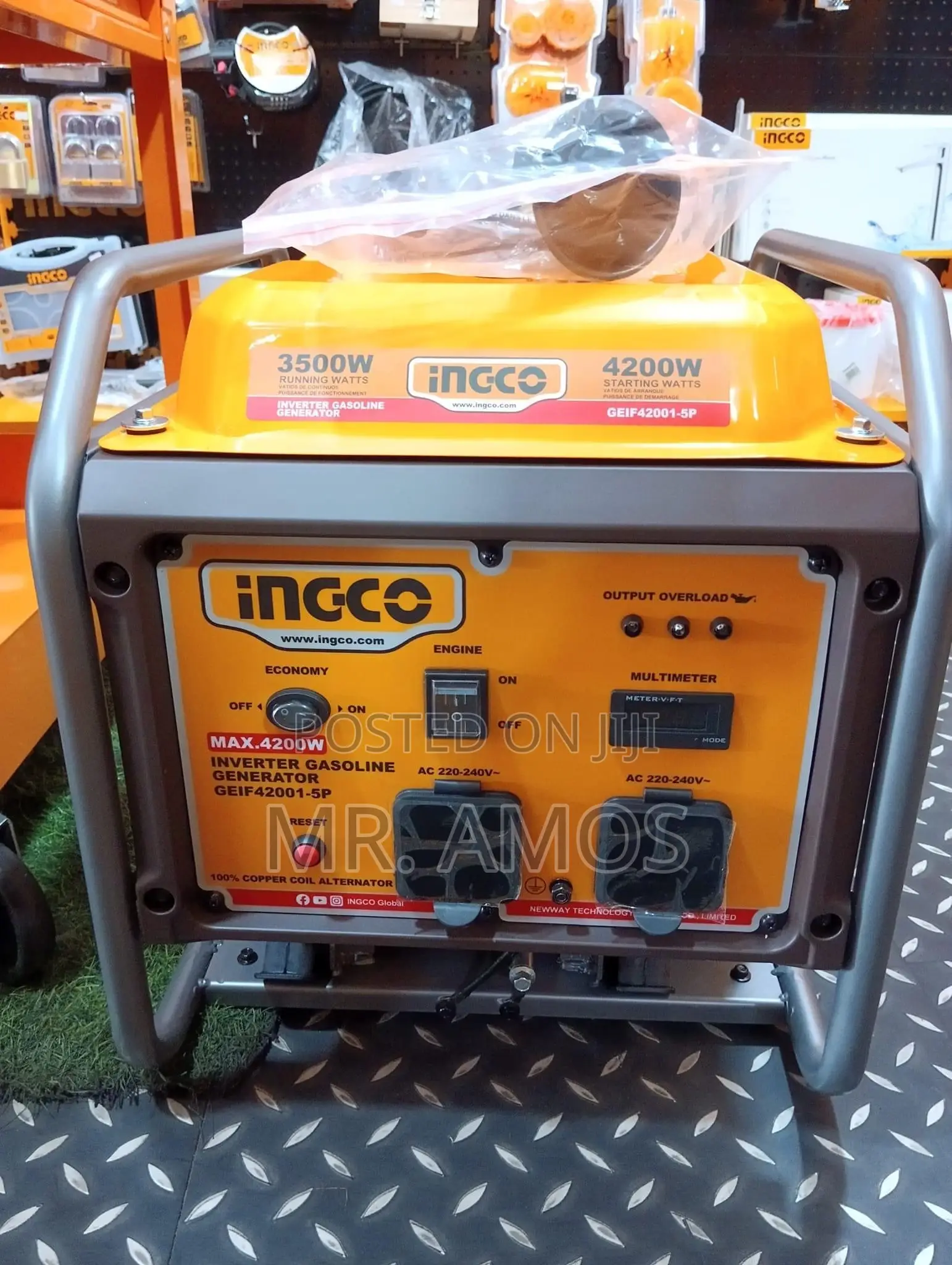 INGCO 4KVA Gasoline Industrial Generator - GEIF40001 in Accra ...