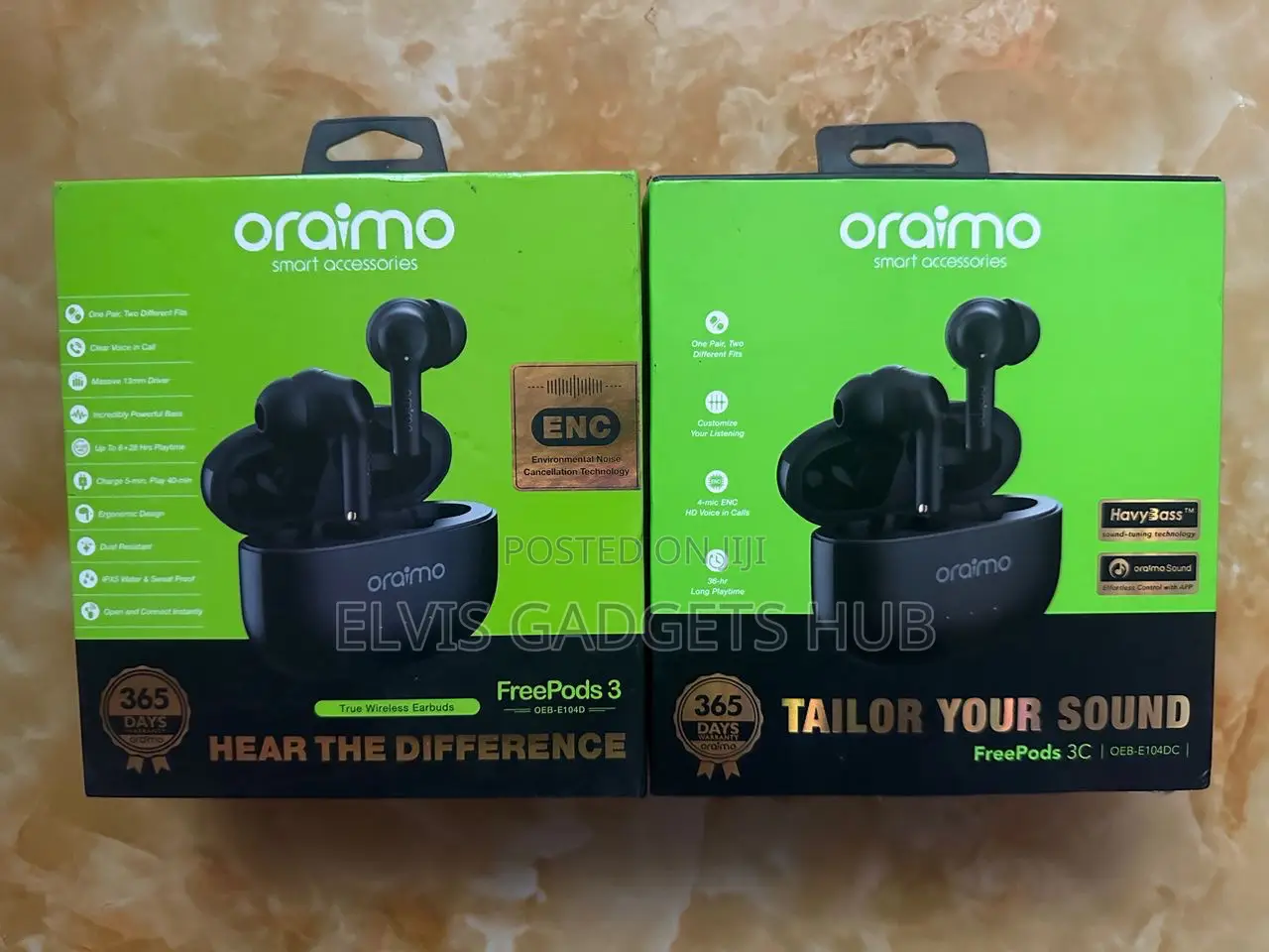 Oraimo Freepods 3C in Tema Metropolitan - Headphones, Elvis Gadgets Hub ...
