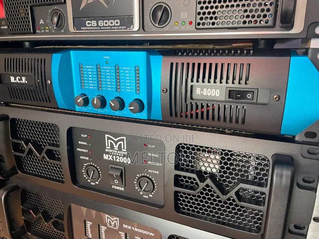 RCF R-8000 4channels Power Amplifier in Accra Metropolitan - Audio ...