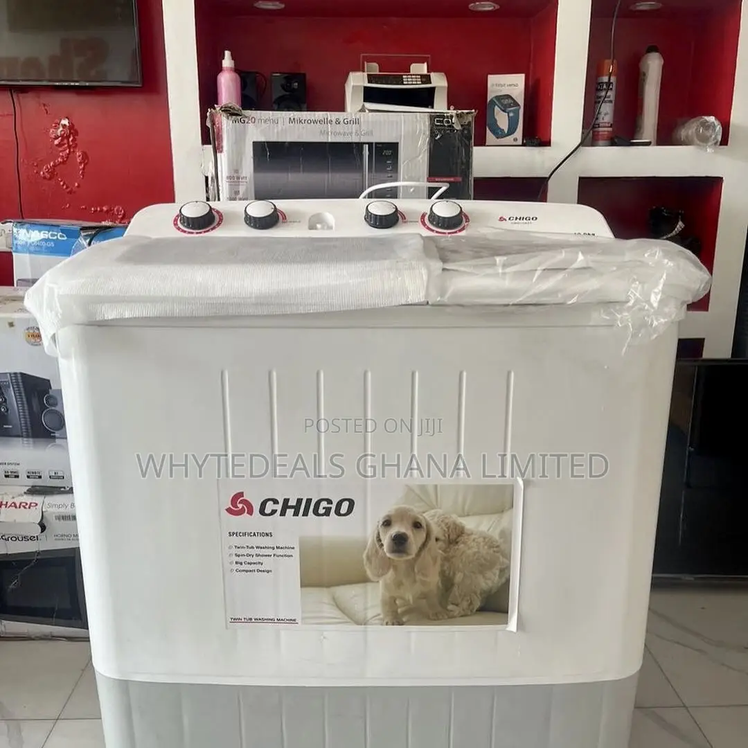 2years Warranty!Chigo 8kg Twin Tub Semi-Auto Washing Machine in Accra ...