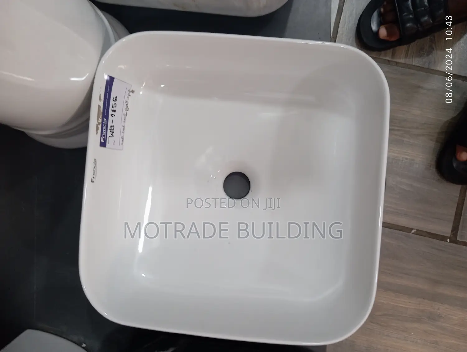 White Countertop Basin (Square) in Accra Metropolitan - Plumbing ...