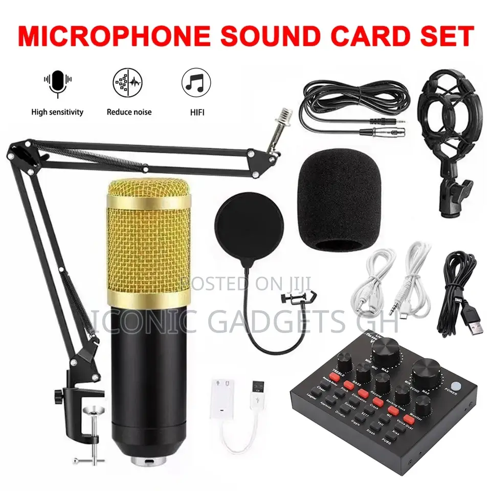 BM-800 Mic Kit With Adjustable Arm Stand” in Accra Metropolitan - Audio ...