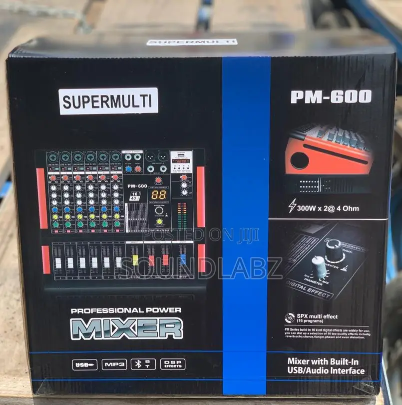 SUPERMULTI PM600 6-Channel Powered Mixer With USB in Accra Metropolitan ...