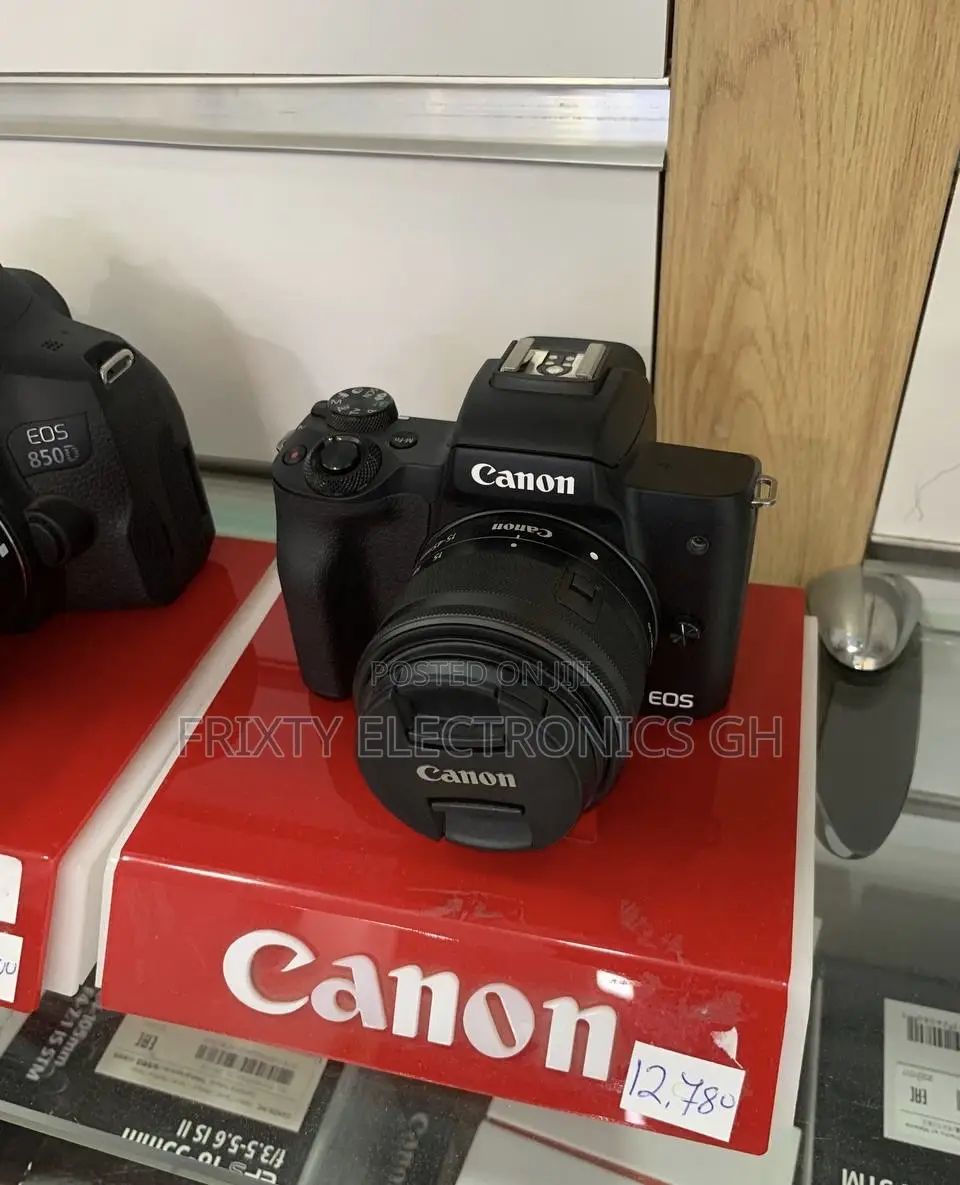 Latest Canon EOS M50 Camera Mark II Plus Ef-M15-45mm Lens in Accra ...