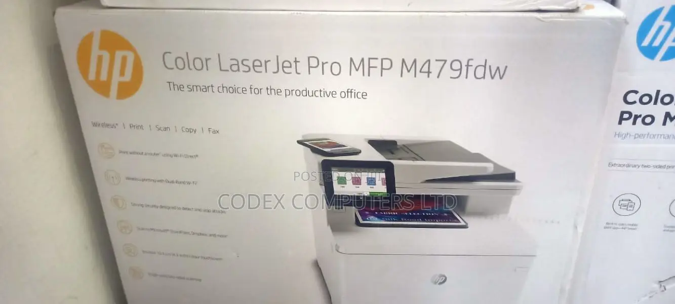 HP Laser Jet PRO MFP M479fdw Color Printer in Adabraka - Printers & Scanners, Codex Computers ...