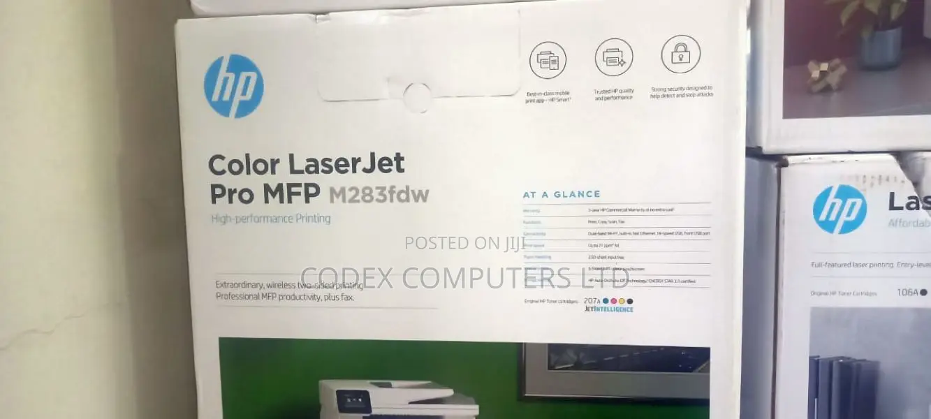 HP Color Laser Jet PRO MFP M283fdw in Adabraka - Printers & Scanners, Codex Computers Ltd | Jiji ...