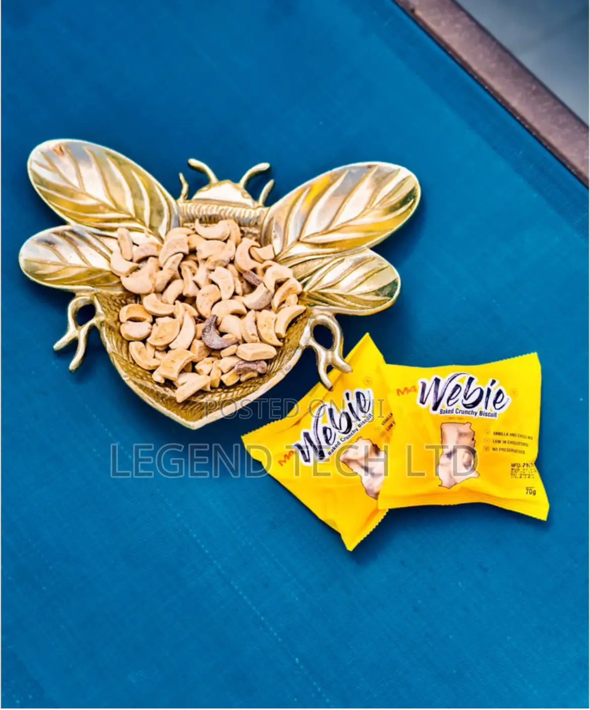 Webie Baked Crunchy Biscuits Vanilla/Chocolate Ginger in Accra ...