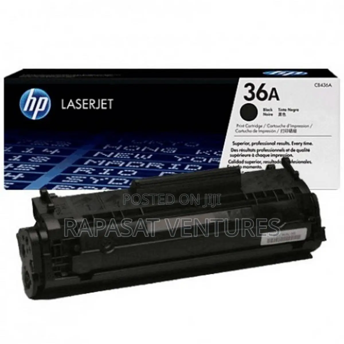HP 36A (CB436A) Original Laserjet Black Toner Cartridge in Gbawe ...