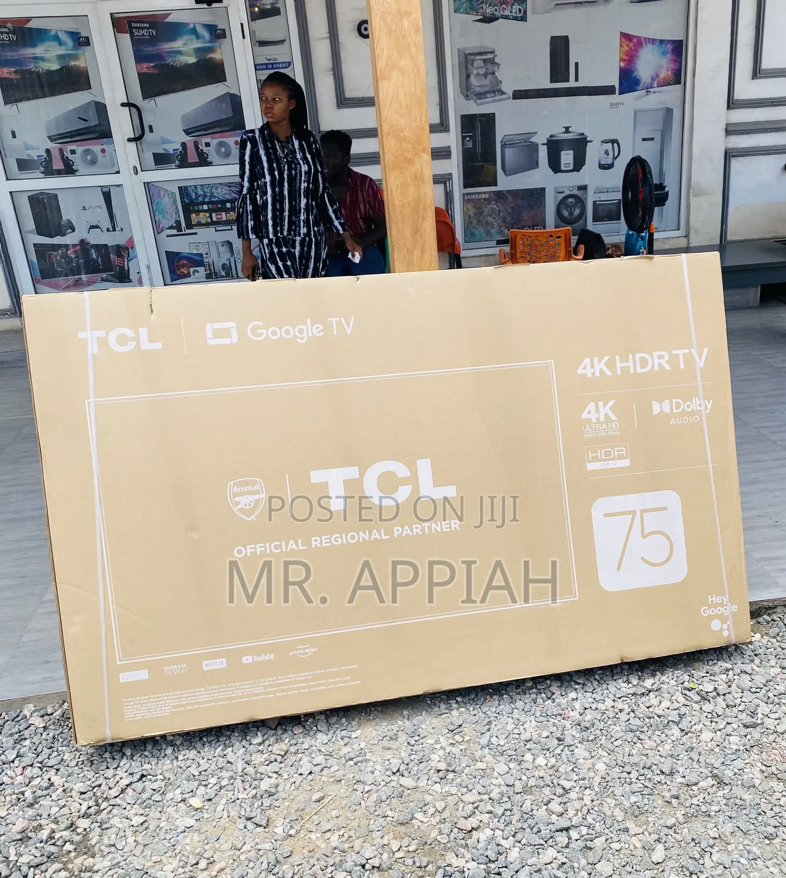 Tv TCL 75P635 75 Inch Ultra HD Smart Android(Black). in Adabraka - TV & DVD Equipment, Appiah ...