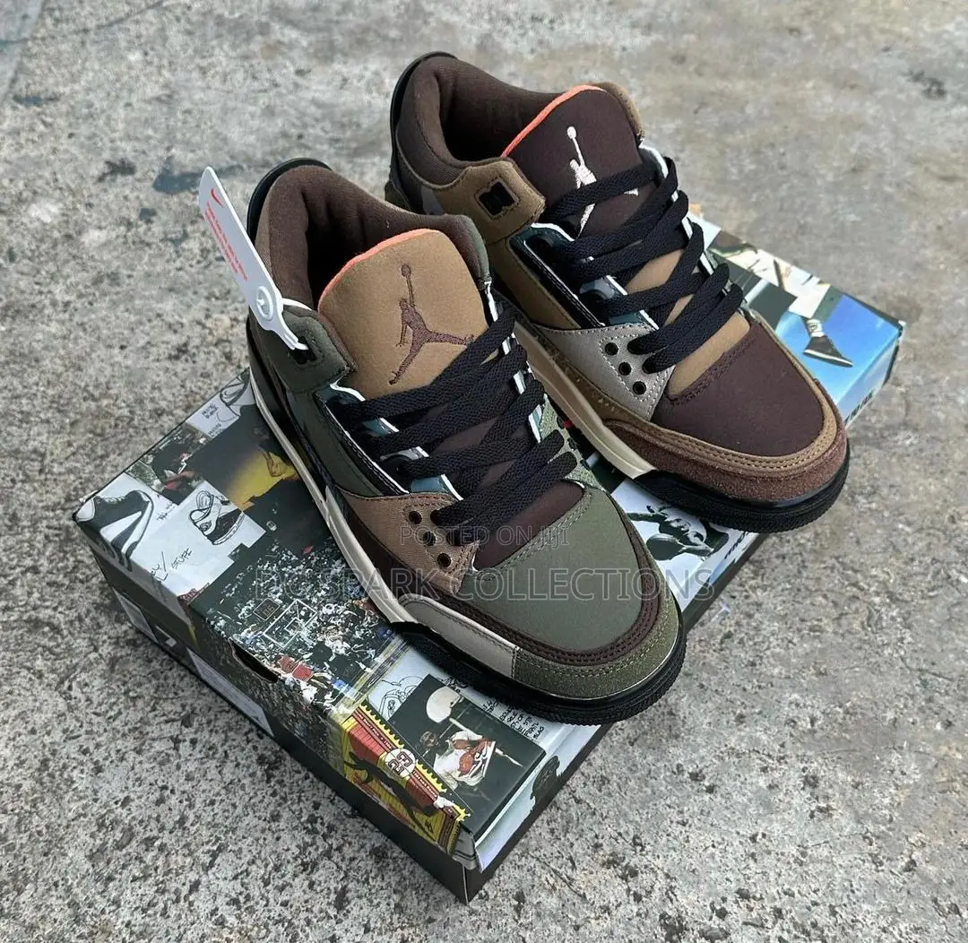 Classic Air Jordan 3 Retro Patchwork Sneakers in Accra Metropolitan ...