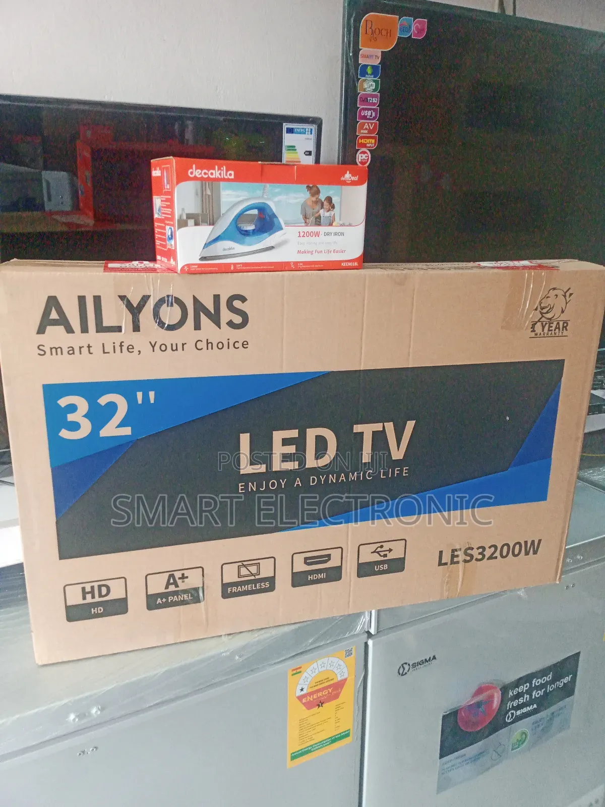 32inches 2024LED Digital Satellite Ailyons Tv Affordable in Accra ...