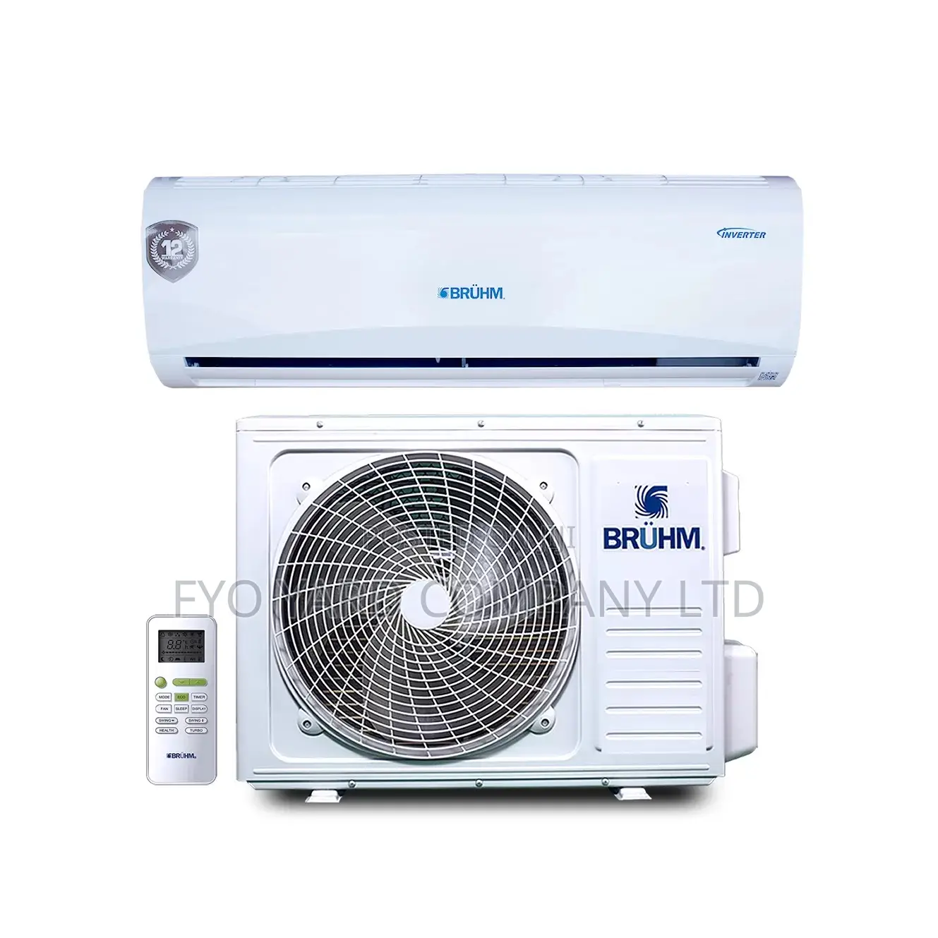 Smart Control Bruhm 2.5hp Inverter Split AC - R410 GAS in Accra ...