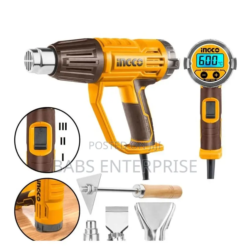 Ingco Industrial Heat Gun With LCD Screen 2000W - HG200058 for sale ...