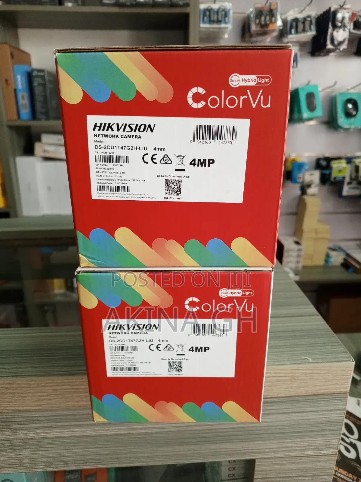 Hikvision 4mp IP Colorvu Big Bullet 4mm Camera DS-2CD1T4G2H in Lapaz ...