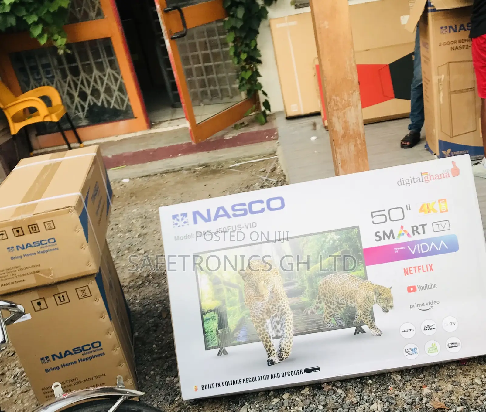 Original (Black) 50 Inch Nasco Led Smart Television in Adabraka - TV ...