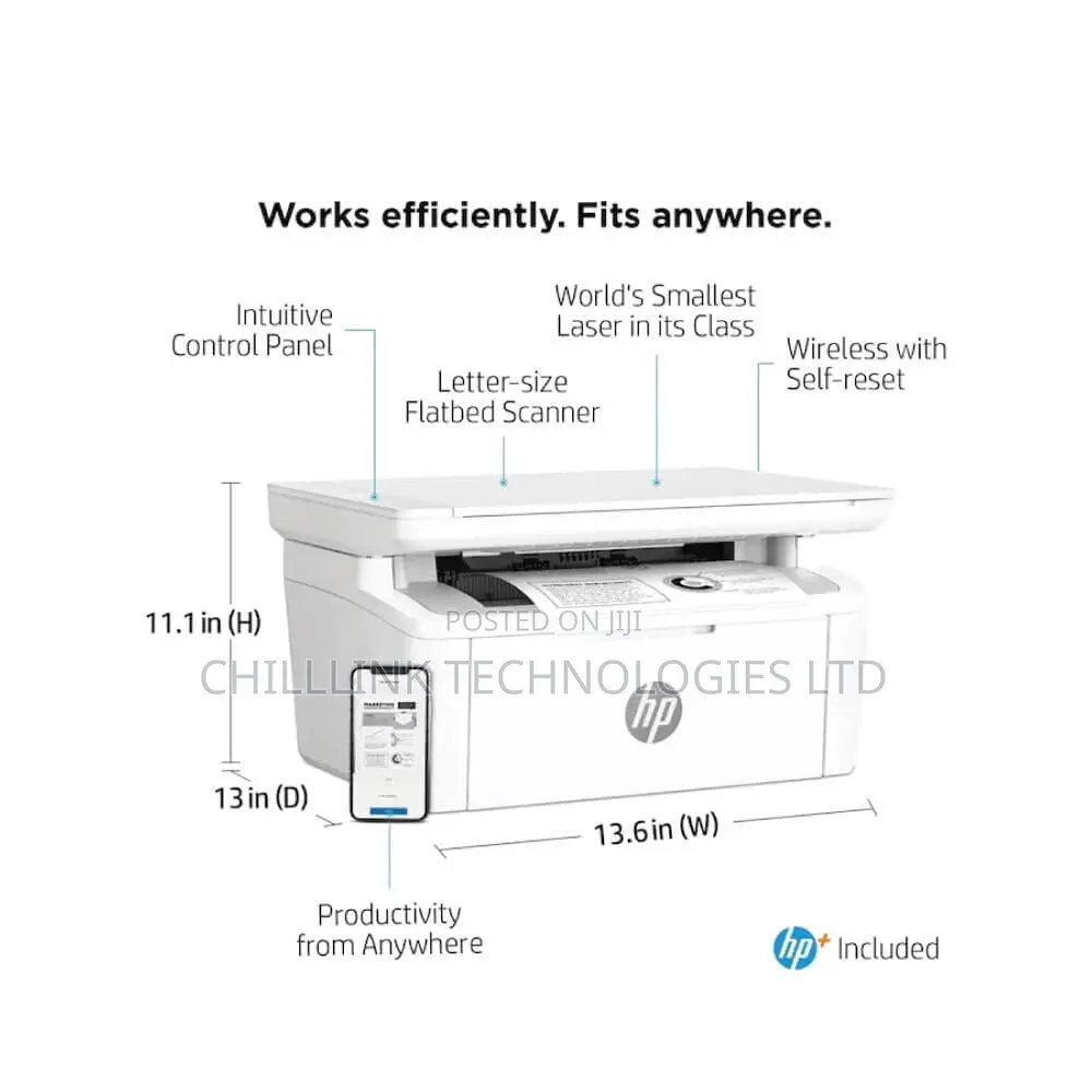 Hp Laserjet MFP 141w Print,Scan,Copy, Wi-Fi Printer in Adabraka ...
