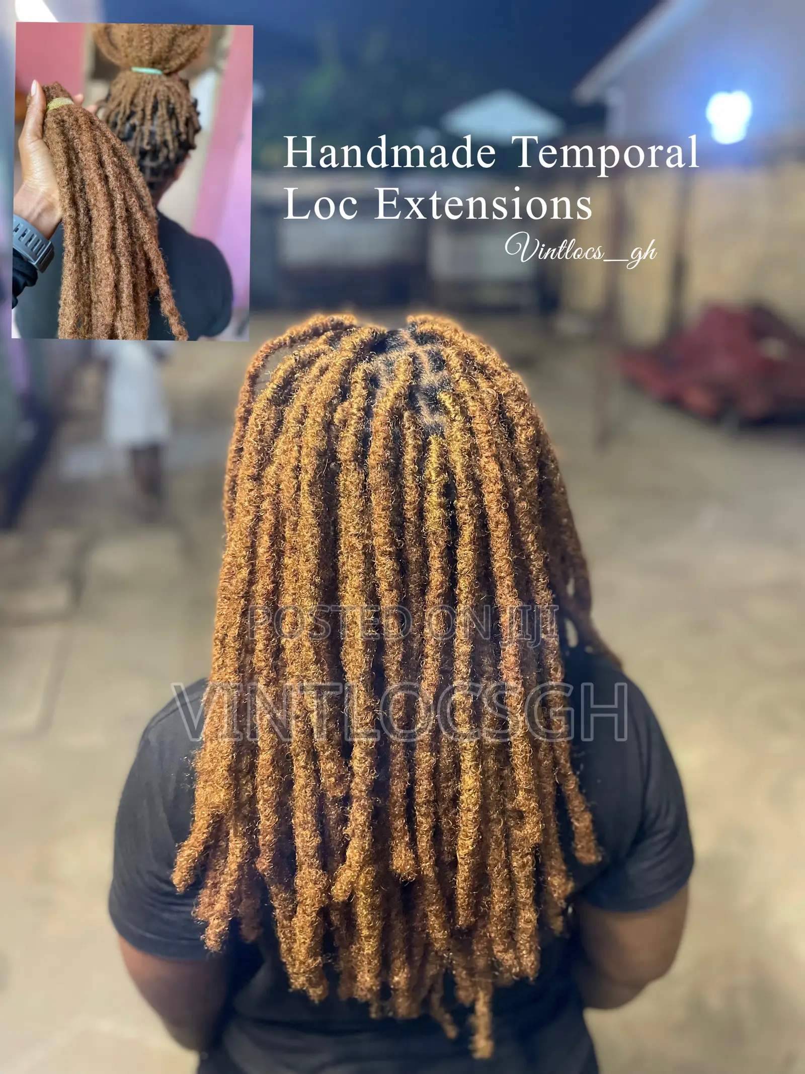 Aunthentic Permanent And Temporal Locs Extensions In Ghana in Accra ...