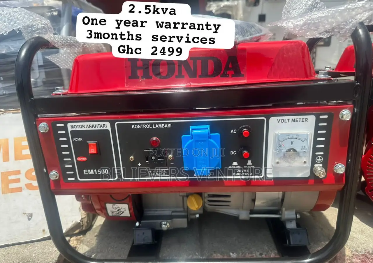 2.5kva 2500W Generator Honda Silent Petrol Generator in Accra ...