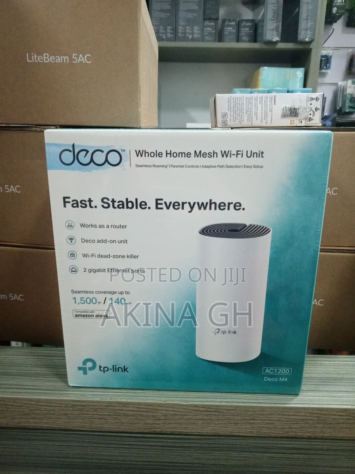 Tp-Link Deco M4 Whole Home Mesh Wi-Fi Unit in Lapaz - Networking ...