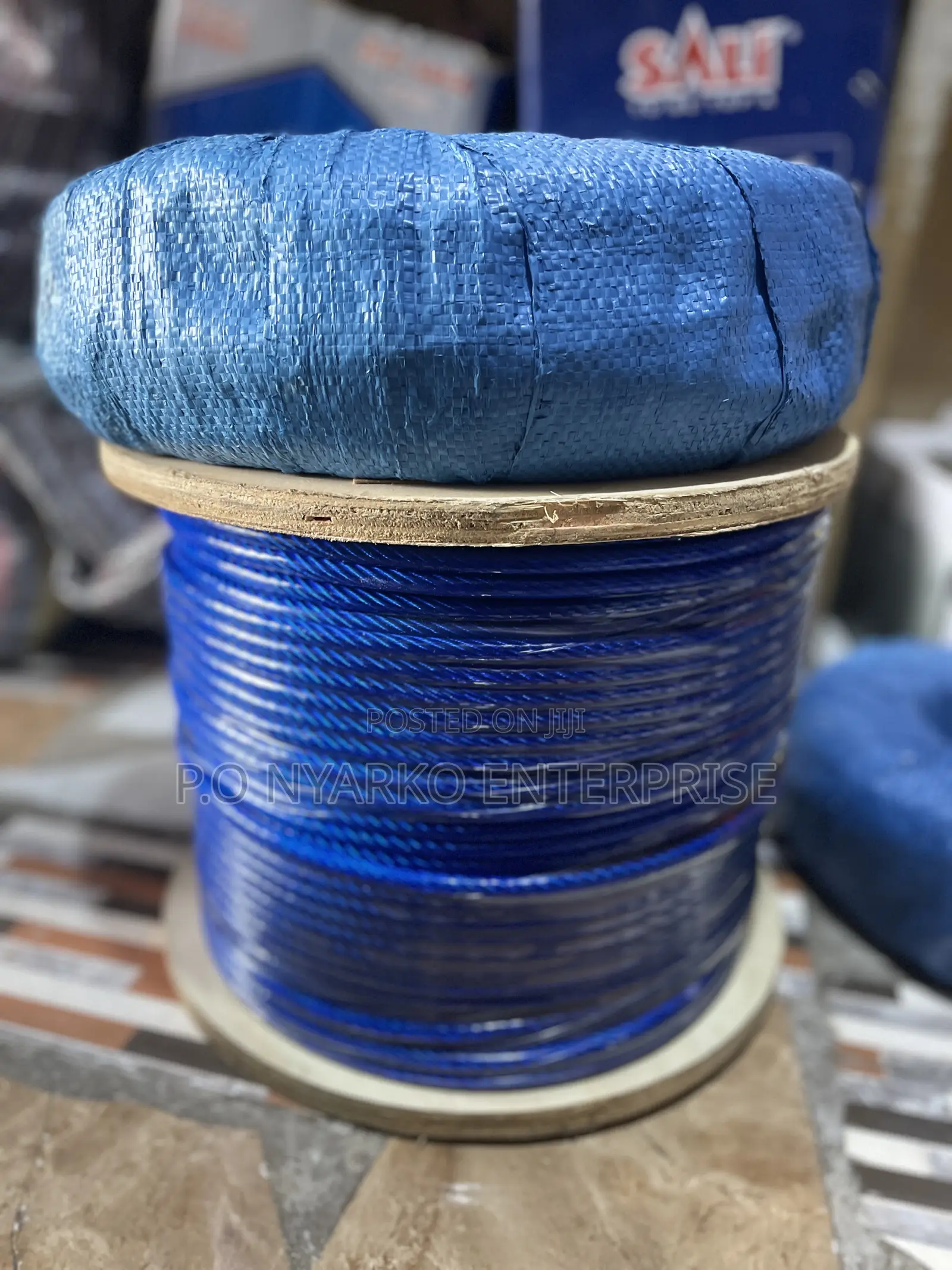 Blue Coated 8mm Galvanized Wire Rope in Accra Metropolitan - Hand Tools ...