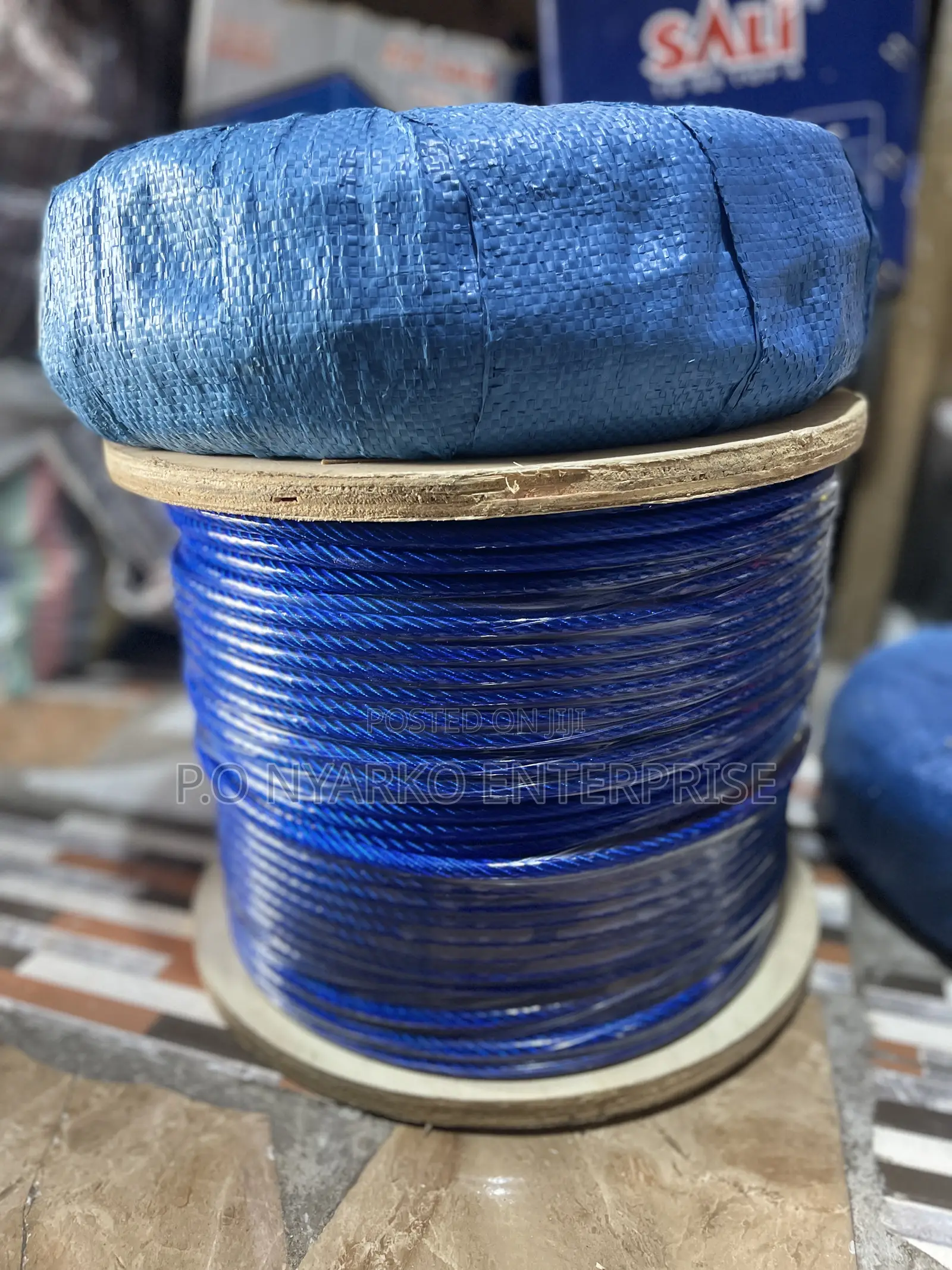 Blue Coated 8mm Galvanized Wire Rope in Accra Metropolitan - Hand Tools ...