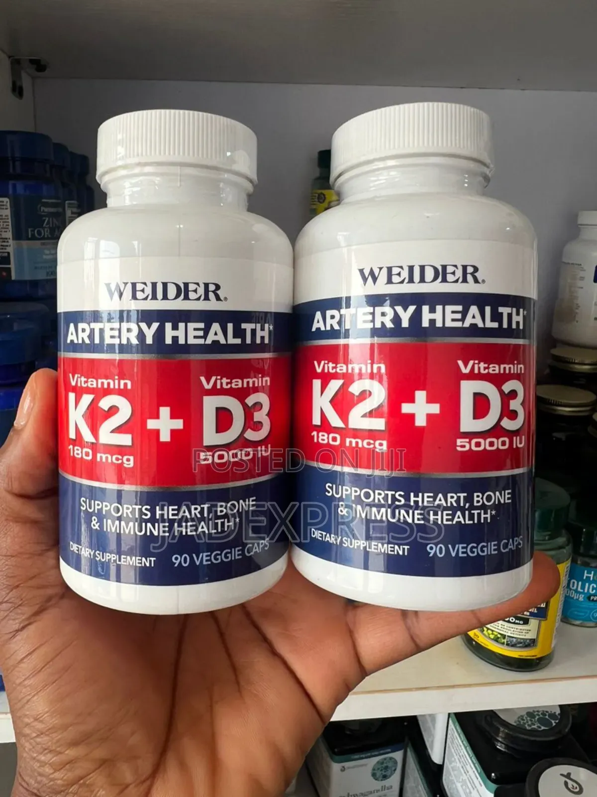 Weider Artery Health Vitamin + D3 Capsules in Tantra Hills - Vitamins ...