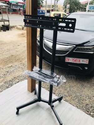 Highly Strongly TV Stand With Wheels Height Adjustable 32-65 in Accra ...