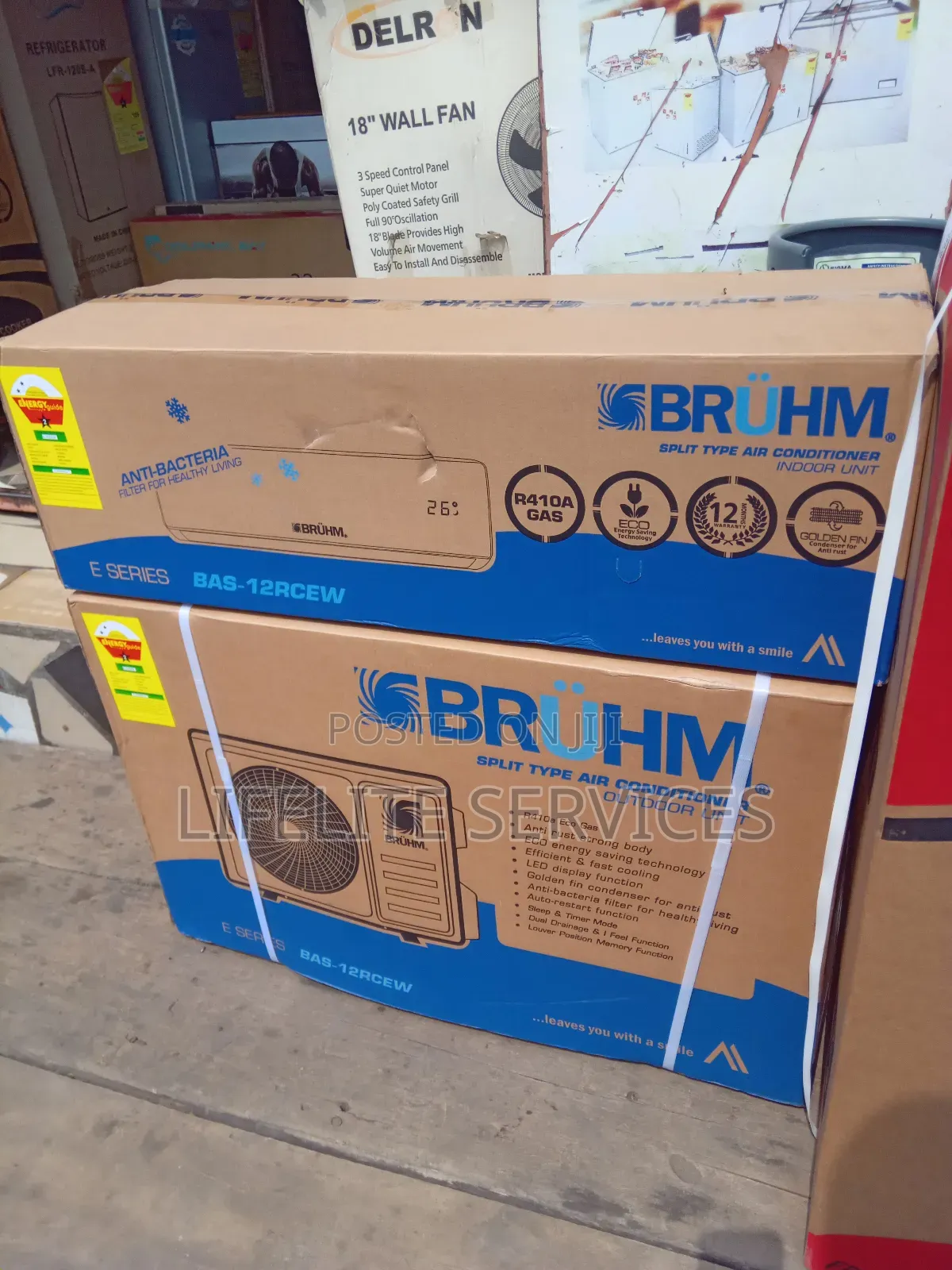 Air Conditioner Bruhm 1.5 Hp With Anti Rust Condenser in Accra ...