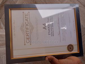 A4 Picture Frames - Black With Gold Line in East Legon - Home ...