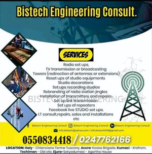 TV Station, McR/ Media Studio Set Up Design and Installation in Accra Metropolitan - Computer ...