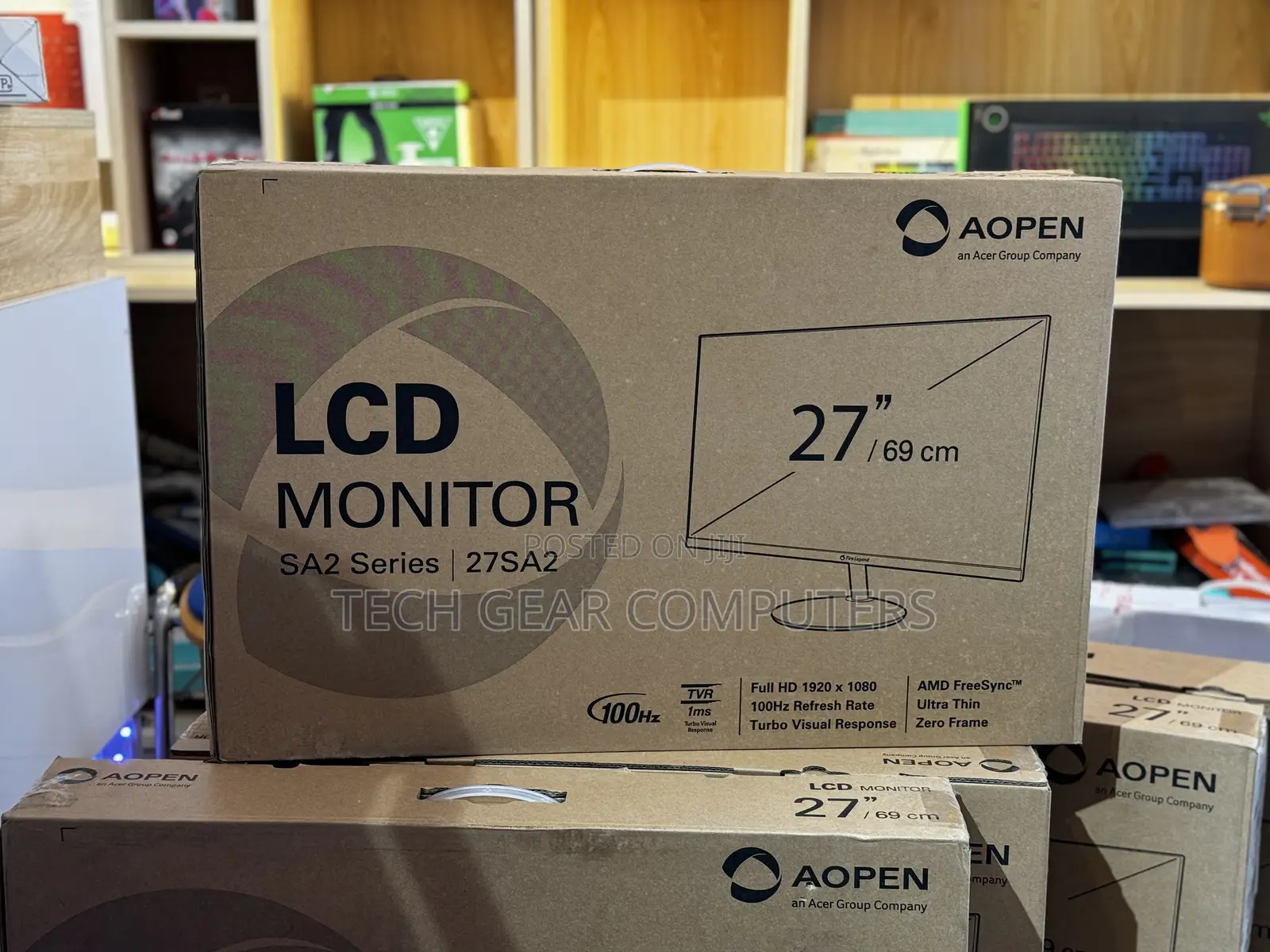 ACER 27SA2 Hbi 27inchs FHD 100HZ Zero-Frame Gaming Monitor in Lapaz ...