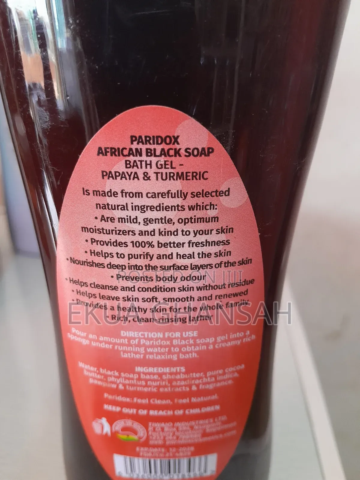Paridox Tumeric and Papaya Black Soap in Ablekuma - Bath & Body, Ekua ...