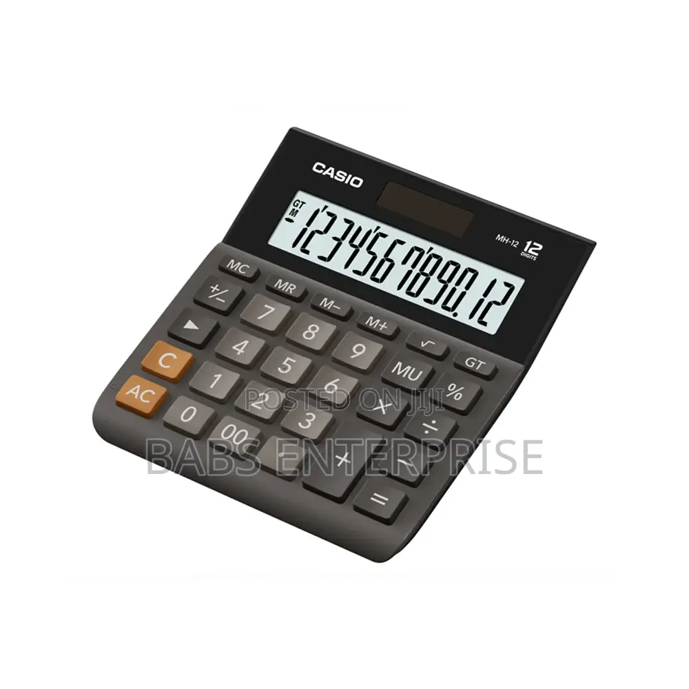 Casio MH12 Wide 12 Digit Calculator for sale - Babs Enterprise Price ...