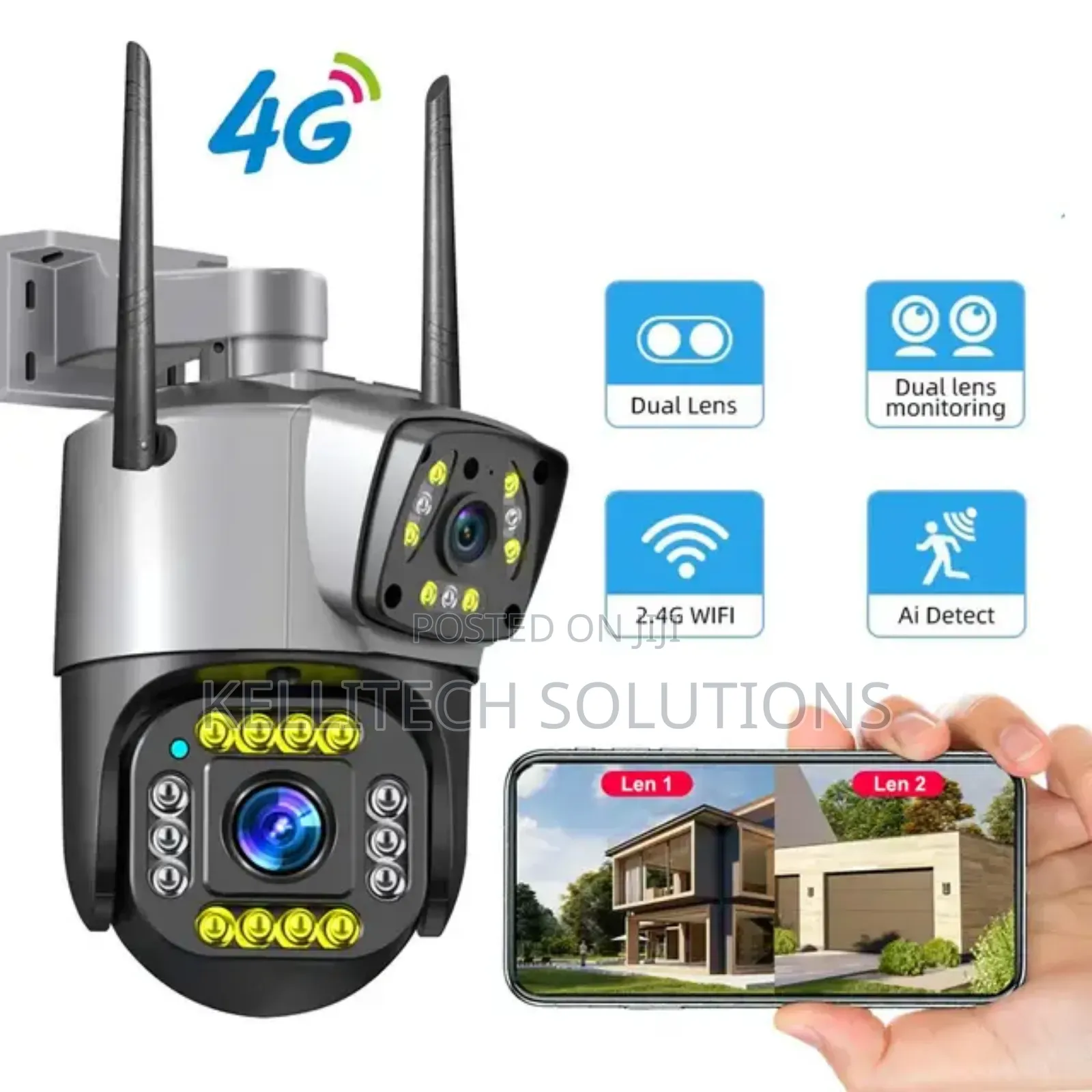 4G Double View Lens CCTV Camera in Kokomlemle - Security & Surveillance ...
