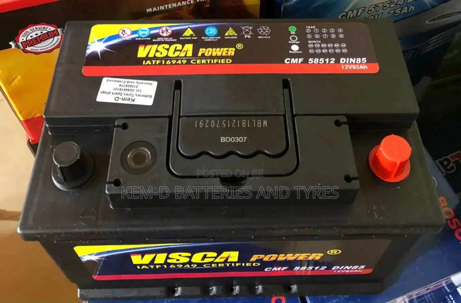 15 Plates Visca Battery - Free Delivery in Ablekuma - Vehicle Parts ...