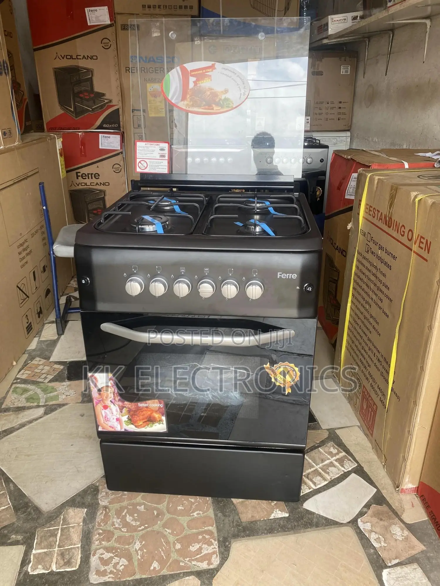 Ferre 60x60 Gas Cooker With Glass Lid in Accra Metropolitan - Kitchen ...