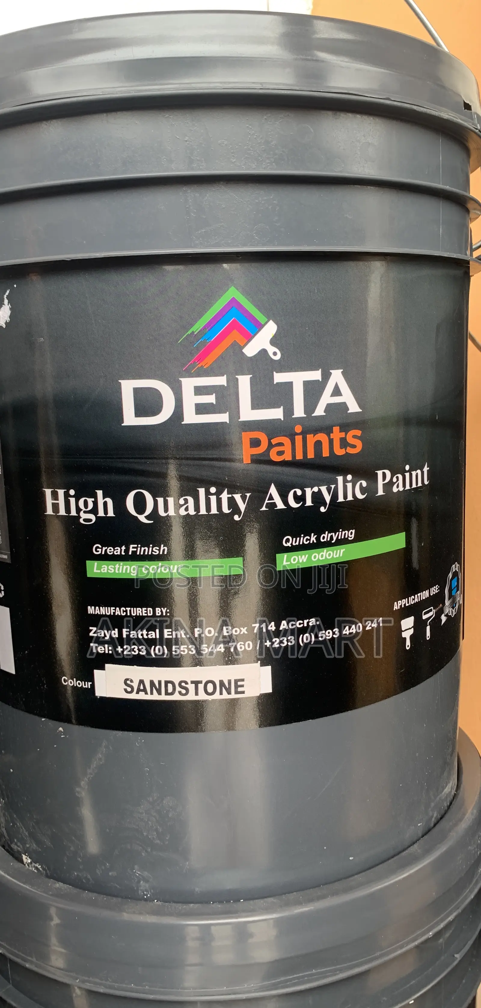 Grey Delta Paint 20L in Darkuman - Building Materials & Supplies, Akina ...